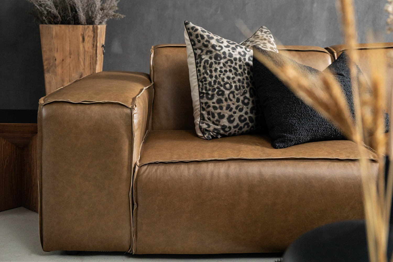 Jadder Leather Modular Corner Couch Set - Furniture Stores South Africa